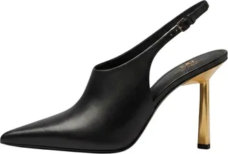 Cesare Gaspari Femme, Chaussures, Noir, Taille: 39 EU Aurora Heel Slingbacks