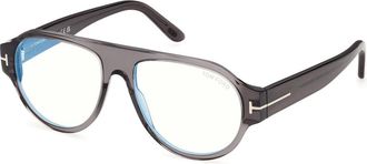 Tom Ford Aviator-Optikrahmen - - Accessories - unisex - Grau - 54 MM