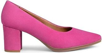 miMaO Escarpins pour Femme à Talon Moyen en Daim Fuchsia, EU 39