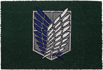 SD toys Paillasson 60 x 40 cm Embl&egrave;me Scout Attack on Titans