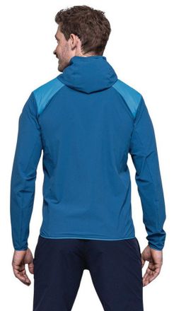 Sch&ouml;ffel Hybridjacke Hiking Style Blaueis MNS (warm PrimaLoft Isolation, mit Kapuze) blau