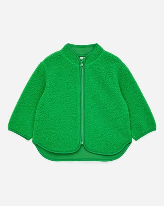 Arket Fleecejacke -Gr&uuml;n