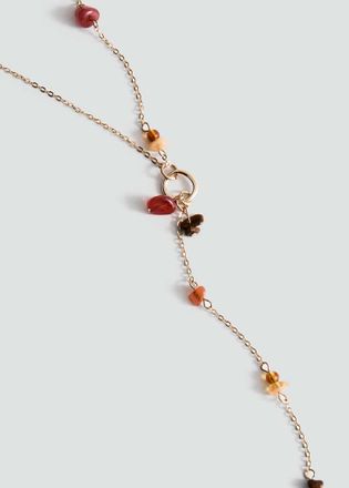 Mango Collier pendentifs perles or - Femme - Taille unique - MANGO