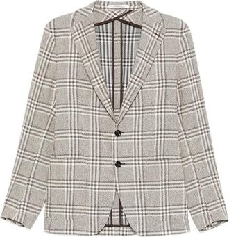Tagliatore Plaid-pattern Single-breasted Blazer