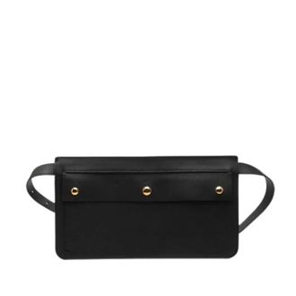 Burberry Pre-owned Sac banane en cuir - Femme - Pre-owned - Noir - Taille: ONE Size
