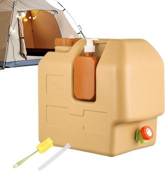 Generico Wassertank f&uuml;r Camping, 20 l, tragbarer Wasserbeh&auml;lter, auslaufsicher, f&uuml;r Wandern, Outdoor, Picknick, Survival, Rucksack