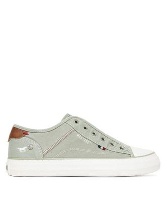 Mustang Jeans Mustang Sneakers aus Stoff 1272-402 T&uuml;rkisfarben