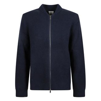 Calvin Klein Homme, Sweatshirts et sweats &agrave; capuche, Bleu, Taille: M Wool Cardigan