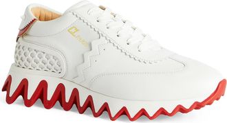 Christian Louboutin Loubishark Calfskin Sneakers Size 40