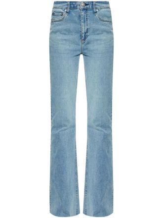 Rag & Bone The Dahlia Straight-Leg-Jeans - Blau