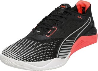 Puma Erwachsene Fuse 4.0 Sneakers 44.5, Black White Glowing Red Gray Echo