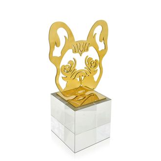 Arte Dal Mondo Adm - Objet Décoratif tête de Bouledogue Français