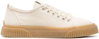 Ami Homme, Chaussures, Beige, Taille: 43 EU Baskets basses en toile