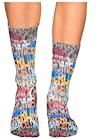 Wigglesteps Chaussettes Homme Capital Cities Imprime - TU, Imprime