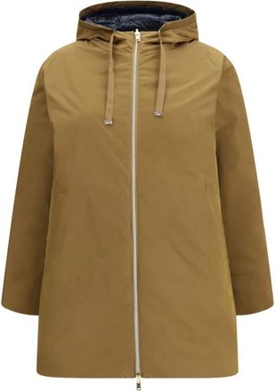 Herno Femme, Manteaux, Brun, Taille: 36 FR Double-Face Down Jacket