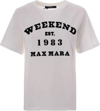 Max Mara Femme, Tops, Blanc, Taille: 40 FR T-shirt Tenue