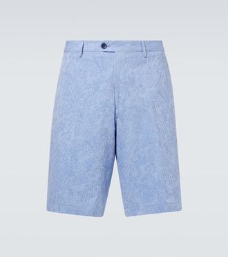 Etro Bedruckte Shorts aus Baumwolle