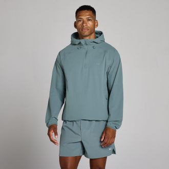 MyProtein MP Herren Training Ultra Woven 1/4-Rei&szlig;verschluss-Jacke - Future Blue - XXXL