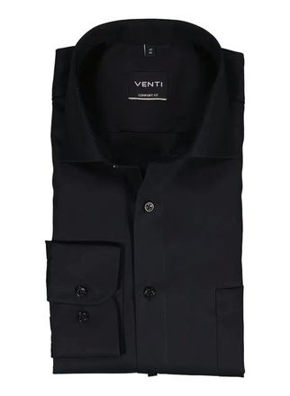 Venti Herren Hemd schwarz