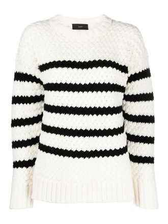 Alanui Pull Col Rond - Blanc