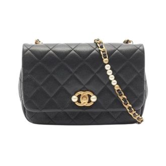 Chanel Pre-owned Matelasse Leder Schultertasche - - Pre-owned - Damen - Schwarzk - ONE SIZE