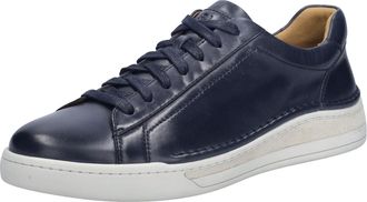 Josef Seibel Herren Low-Top Sneaker Cleve 02,Weite G (Normal),Wechselfußbett,Sportschuhe,Freizeitschuhe,Turnschuhe,dunkelblau,42 EU