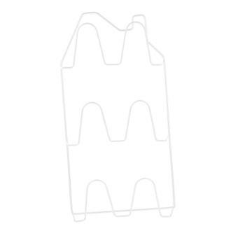 BESPORTBLE Wandmontierter Dreischichtiger Schuhhalter aus Wei&szlig;em Platzsparend Bohren rutschfeste Aufbewahrung f&uuml;r Hausschuhe f&uuml;r Bad K&uuml;che und Schlafzimmer