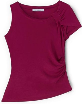 Motivi Asymmetrisches Drapetop - - Blouses & Shirts - Damen - Rosa - XS