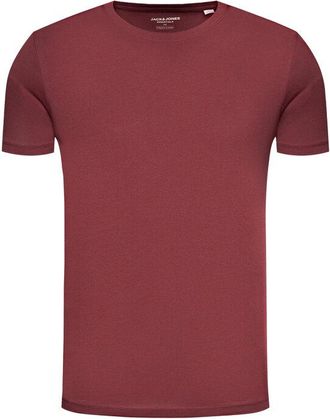 Jack & Jones Jack & Jones T-Shirt Basic 12156101 Dunkelrot Slim Fit