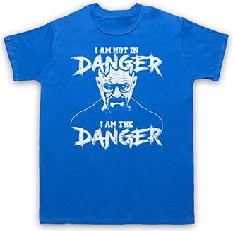 The Guns Of Brixton Breaking Bad I Am Not in Danger I Am The Danger T-Shirt des Hommes, Bleu, Medium