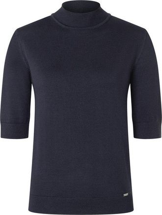 More & More Stehkragenpullover Viskose-Feinstrickpullover