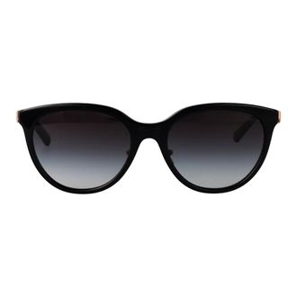 Tiffany & Co. unisex, Accessoires, Noir, Taille: 55 MM Lunettes de soleil rondes