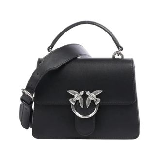 Pinko Pinko, Femme, Sacs, Noir, Taille: ONE Size Love One Top Handle Mini Light