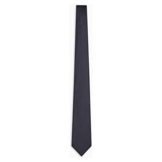 Emporio Armani Elegante Seidenkrawatten Kollektion - - Accessories - Herren - Blau - ONE SIZE