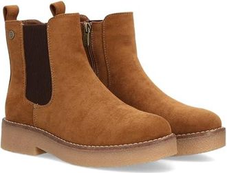 Shoes & Blues Bottine style Chelsea pour femme, avec tige basse et design avec &eacute;lastiques lat&eacute;raux &agrave; canal et fermeture &eacute;clair int&eacute;rieure, id&eacute;ale pour la saison aut