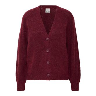 Ichi Strickjacke - - Knitwear - Damen - Braun - M