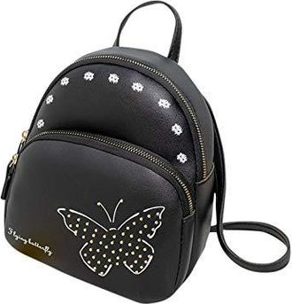 Generic Sac à main tendance pour femme, sac à bandoulière pour lécole, Noir, Taille unique
