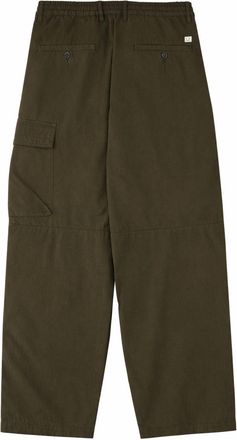 C.P. Company Patch Logo Cotton Cargo Trousers - Green
