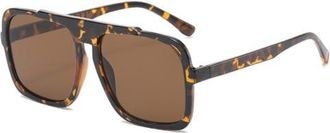 Generic Lunettes De Soleil Polaris&eacute;es For Hommes Et Femmes, Monture Large, Style Tendance, Id&eacute;ales For Les Photos En Ext&eacute;rieur Et Les F&ecirc;tes.(Brown)