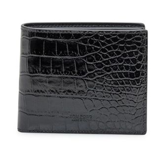 Tom Ford Homme, Accessoires, Noir, Taille: ONE Size Bifold Wallet
