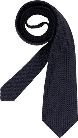 Ascot Herren Krawatte blau unifarben