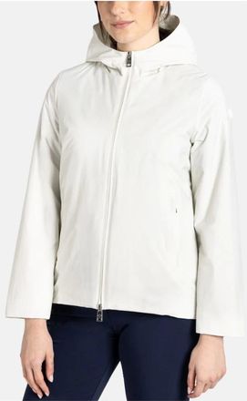 Canadian Femme, Vestes, Blanc, Taille: 42 FR 0.91 Tech Hooded Jacket