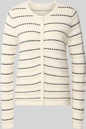 Christian Berg Regular Fit Jacke aus reiner Baumwolle in Strick-Optik