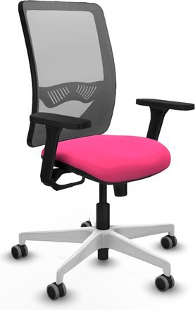 Piqueras y Crespo B&uuml;rostuhl Rosa Zulema mit 3D-Armlehnen, h&ouml;henverstellbare Lendenwirbelst&uuml;tze, ausgestattet mit 3 Positionen und Schneidschaum, mit Rollen von 65 mm, P