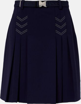 Tory Burch Mini-jupe pliss&eacute;e &agrave; ceinture