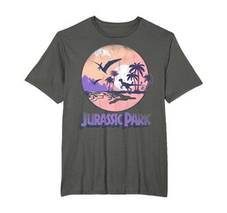 Jurassic Park Destination Island Retro T-Shirt