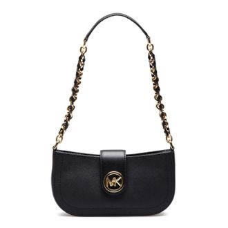 Michael Kors Womens Carmen Extra-small Stuffed Saffiano Leather Shoulder Bag Handtasche, Nero