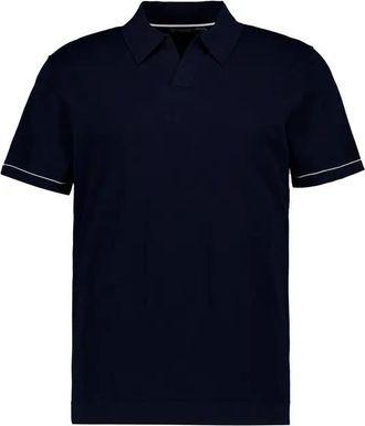 Boggi Milano Herren Polo-Shirt blau