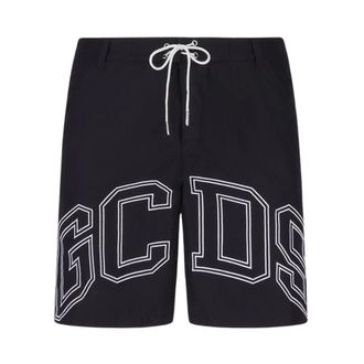 GCDS Logo-Print Badeshorts - - Swimwear - Herren - Schwarzk - L