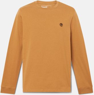 Timberland Dunstan River Langarm-T-Shirt f&uuml;r Herren in Gelb, Herren, Gelb, Gr&ouml;&szlig;e